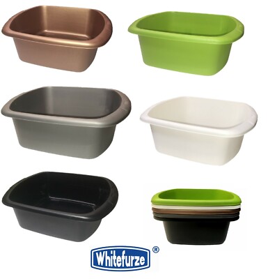 LARGE RECTANGULAR PLASTIC HEAVY DUTY KITCHEN SINK WASHING UP DISHES ...