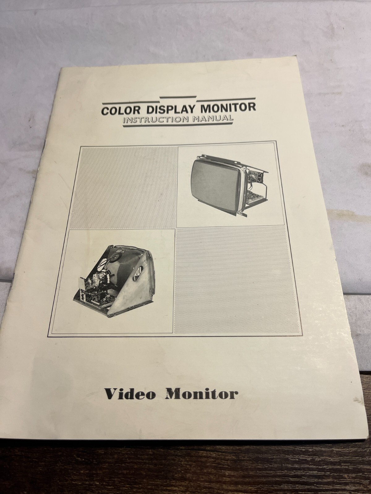 Color Display Monitor Instruction Manual, Imperial 1991 | eBay