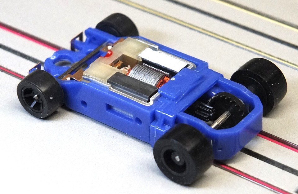 HCS AMG Super 7 SC - 6 Ohm Pro-10 Road Race Chassis - Super G + - BLUE ...
