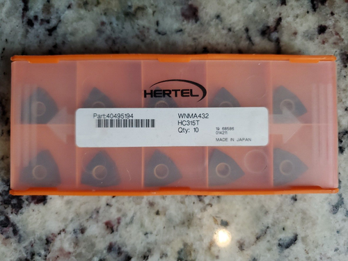 WNMA 432 HC315T (10 Pcs) Hertel Carbide Inserts New Old Stock | eBay