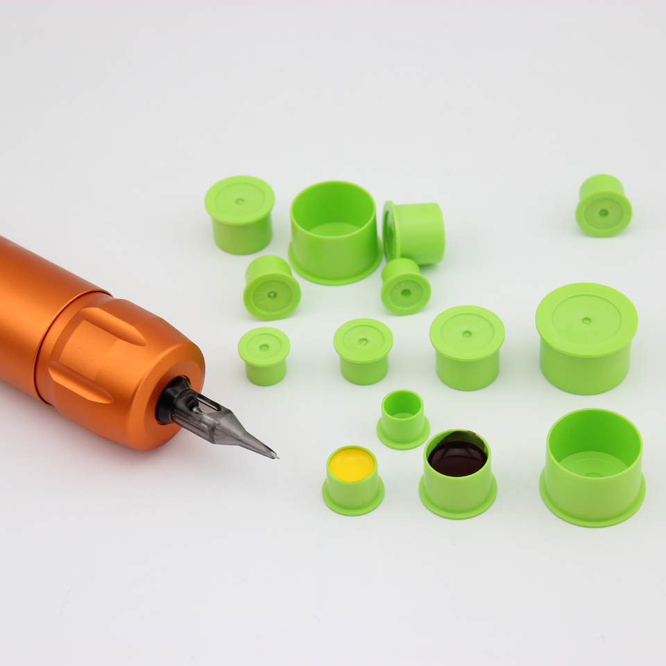 200pcs/Bag Tattoo Biodegradable Ink Cup PLA Recyclable for Permanent ...