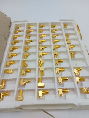 48 X Molex RF Connectors / Coaxial Connectors SMA RA JACK PCB 50 OHM AU ...