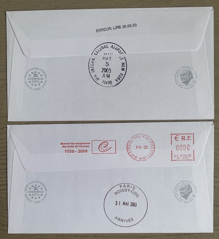 Signé CREW, Dernier Vol Commercial Concorde F.BTSD, USA-FRANCE, 30-31 ...