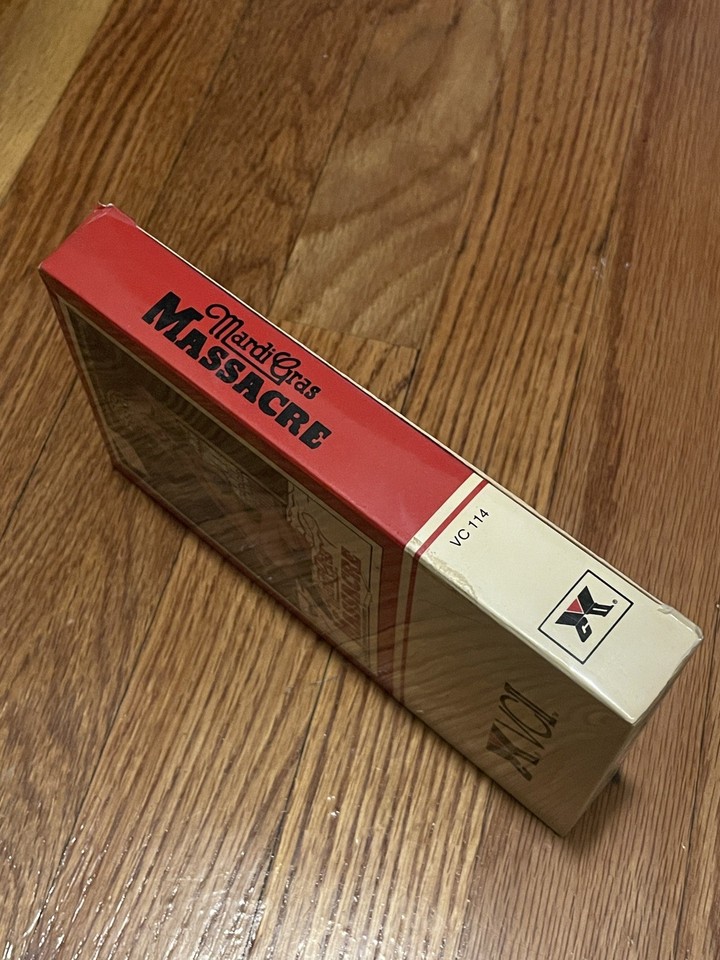 MARDIS GRAS MASSACRE VHS 1978 Vcii Rare Slasher Horror Slipcase | eBay
