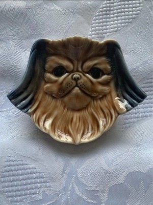 Wade Pekingese Vintage Dog Trinket Pin Dish - Rare! | eBay