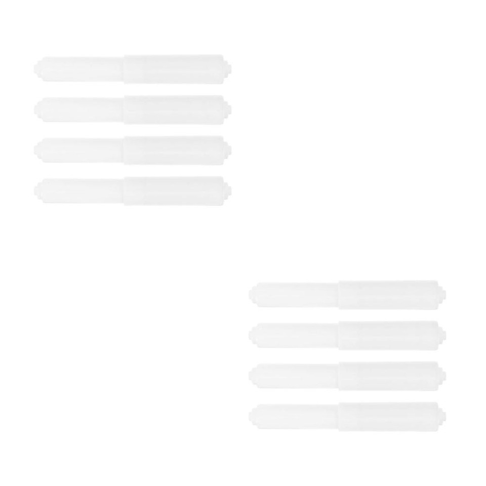 4 Pcs Toilet Paper Spring Rod Loaded Holder Plastic Roller Replacement ...