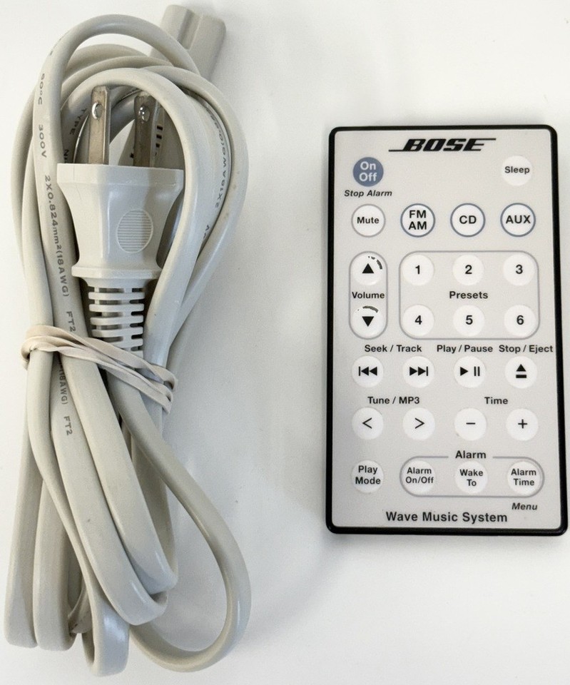Bose Model AWRCC2 Wave Music System with Remote and Power Cord | eBay