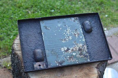 Original WWII WW2 German Panzer Tank Armor radio panel 14 PZ.10 Div. | eBay