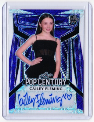 Cailey Fleming 2023 Leaf Pop Century Autograph # /10 !! Judith Walking ...