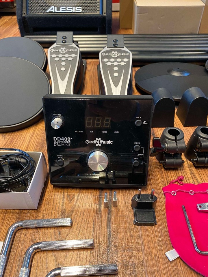 DD400+ Gear4Music ELECTRONIC DRUM KIT SPARES: module, cymbal, tom ...