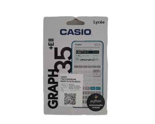 Casio Graph 35+E II Calculatrice Graphique Lycée Python - Comme Neuf | eBay