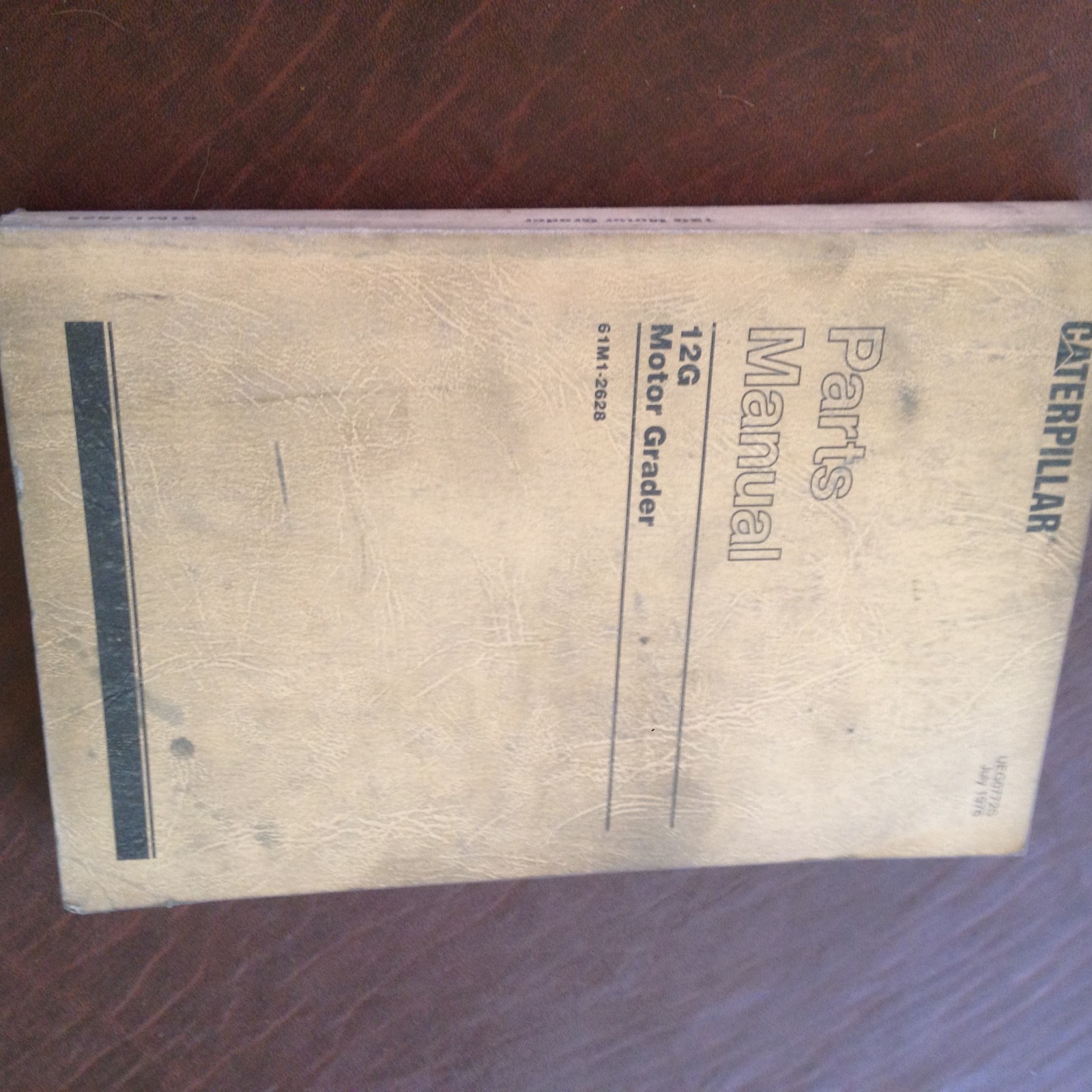 CAT CATERPILLAR MOTOR GRADER 12G PARTS BOOK CATALOG MANUAL 61M | eBay
