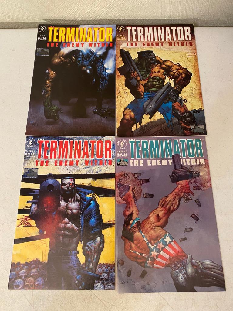 The Terminator Enemy Within #1 2 3 4 (1991) Dark Horse Comics | eBay