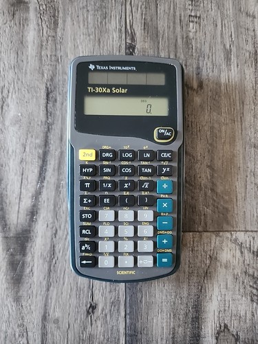 Texas Instruments TI-30XA Scientific Calculator Black & Gray Working | eBay