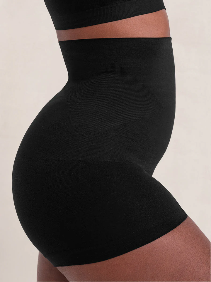 Shapermint Women's High Waisted Shaper Boyshort Size L Black | eBay