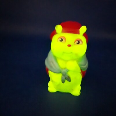 Vintage 1980s Playskool Hasbro Glo Worm Friends Granny Bug Glow Finger ...