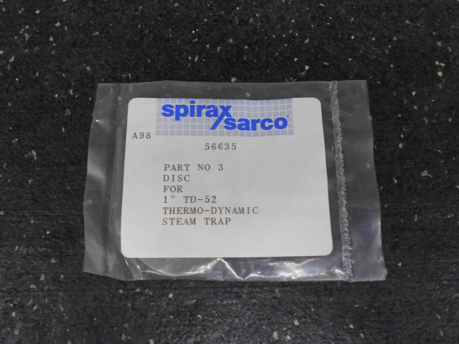 SPIRAX SARCO 56635 1" DISC TD-52 THERMO-DYNAMIC STEAM TRAP | eBay