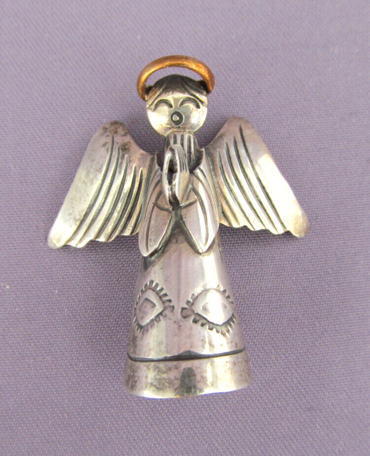3D VINTAGE NAVAJO OLD PAWN STERLING CECIL PERRY FIGUR… - Gem