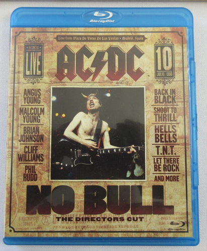 AC/DC No Bull Directors Cut Blu-Ray DVD Disc Jul 10, 1996 | eBay
