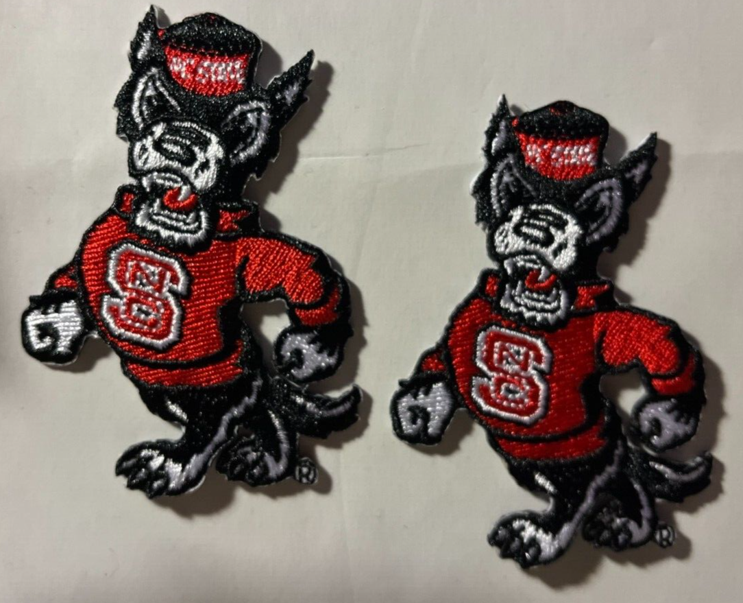 NC State patch north carolina patch NC State Wolfpack iron on 3" tall 2 ...