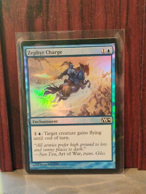 Zephyr Charge #82 FOIL MTG 2014 / M14 NM+ Magic the Gathering | eBay