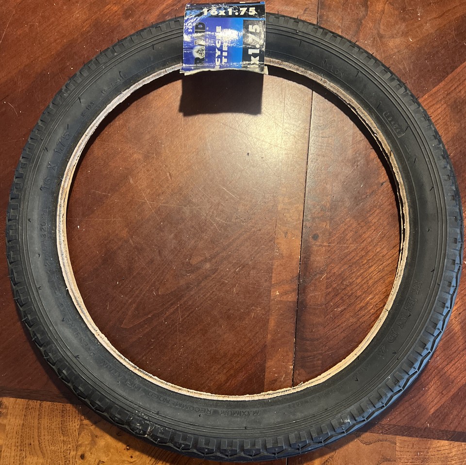 Old School Pyramid Street BMX Tire 16x1.75 Blk - NOS | eBay
