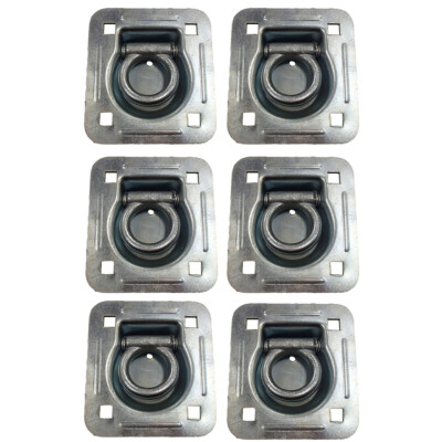 (6) Flush Mount D-Ring - 1.5" Recessed Tie-Down Anchor for Trailers ...