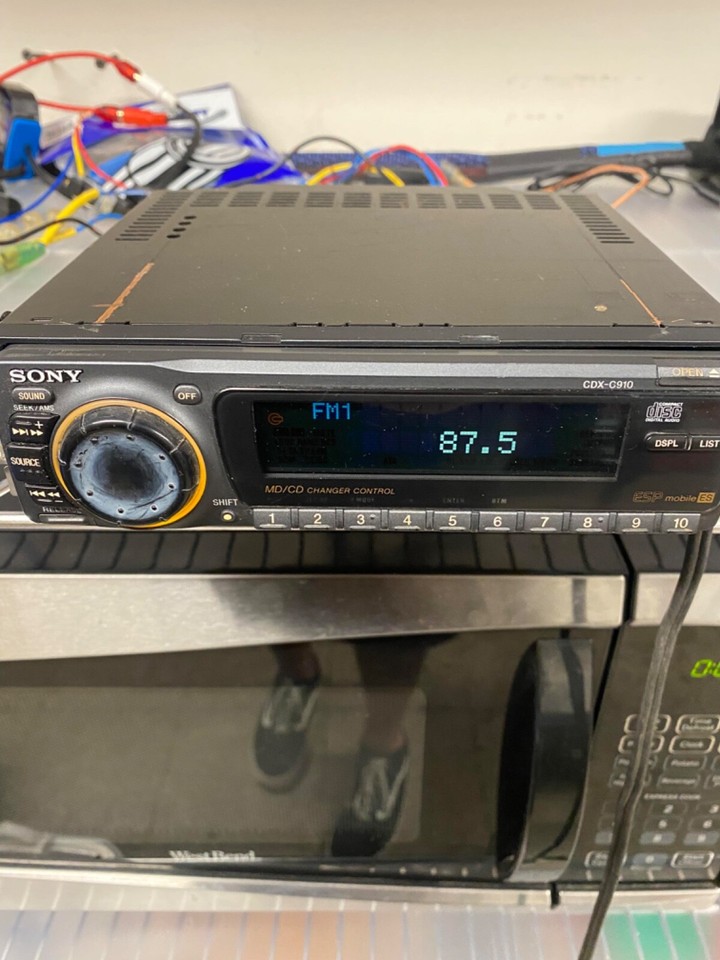 Sony ES cdx-c910 c 910 HIGH END Audiophile CD Player Copper RCA out ...