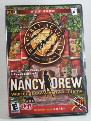 Nancy Drew Warnings at Waverly Academy PC Game Windows Vista XP SEALED ...