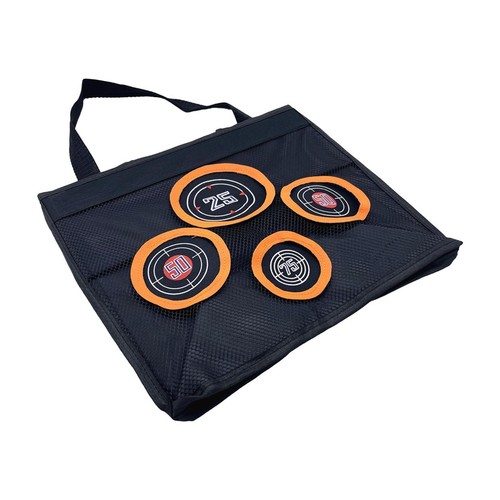 Target Game Pouch Easy to Carry Black Shooting Practice Target Mesh Bag ...