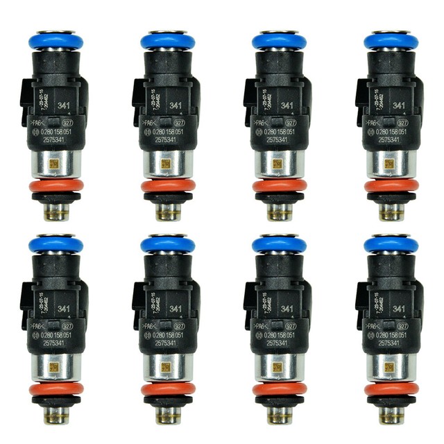 8 Bosch 42LB Fuel Injectors Fit 2006-2013 Corvette 2010-2015 Camaro ...