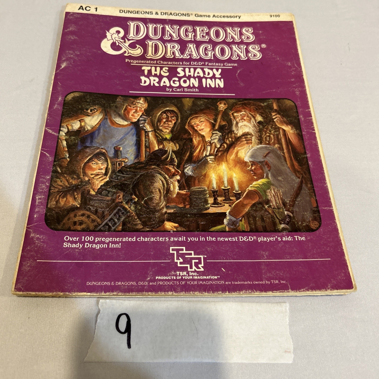 1983 Dungeons & Dragons AC 1 The Shady Dragon Inn 9100 Pregenerated ...