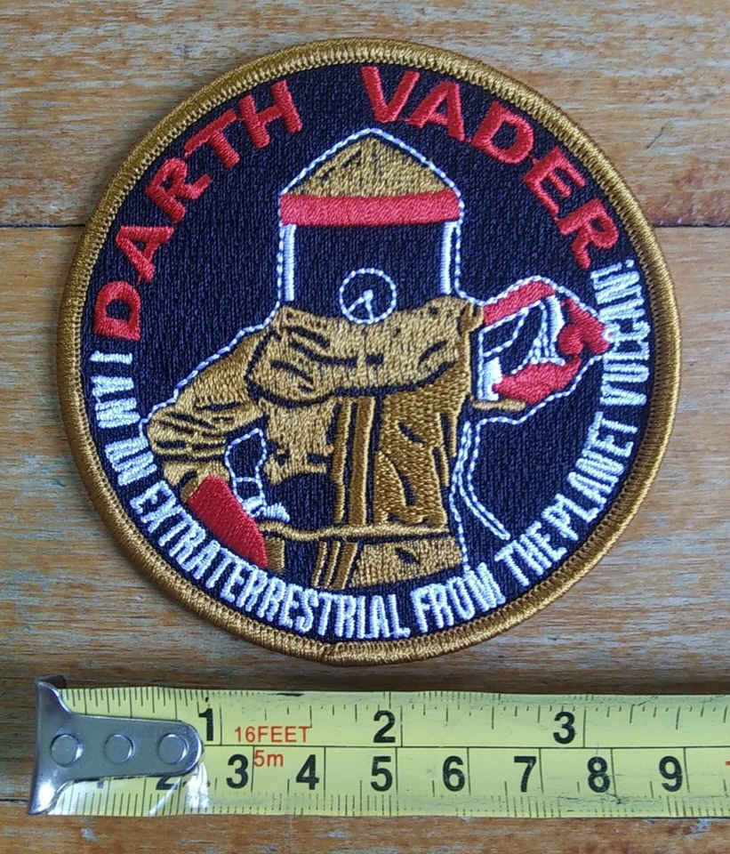 Back to The Future Patch Darth Vader Marty McFly Planet Vulcan Movie ...