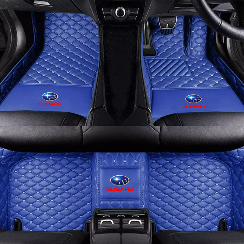 For 2000-2025 Subaru Handmade all-weather waterproof PU leather floor ...