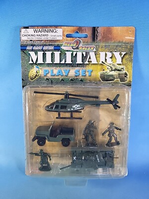 Polyfect Mega Racer Military Air Force/Army Die Cast Metal Play Set Lot ...