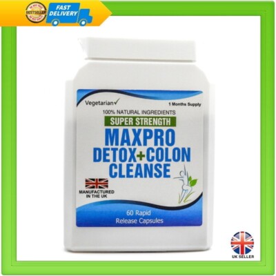 60 Max Cleanse Pro Colon Cleanse Detox Plus Free Weight Loss Dieting ...