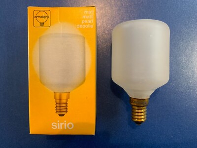 ORMALIGHT SIRIO Glühlampe matt Zylinderform E14 220-240V 40W Glühbirne ...