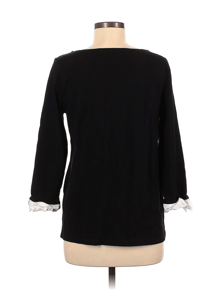 Talbots Outlet Women Black Long Sleeve Top M | eBay