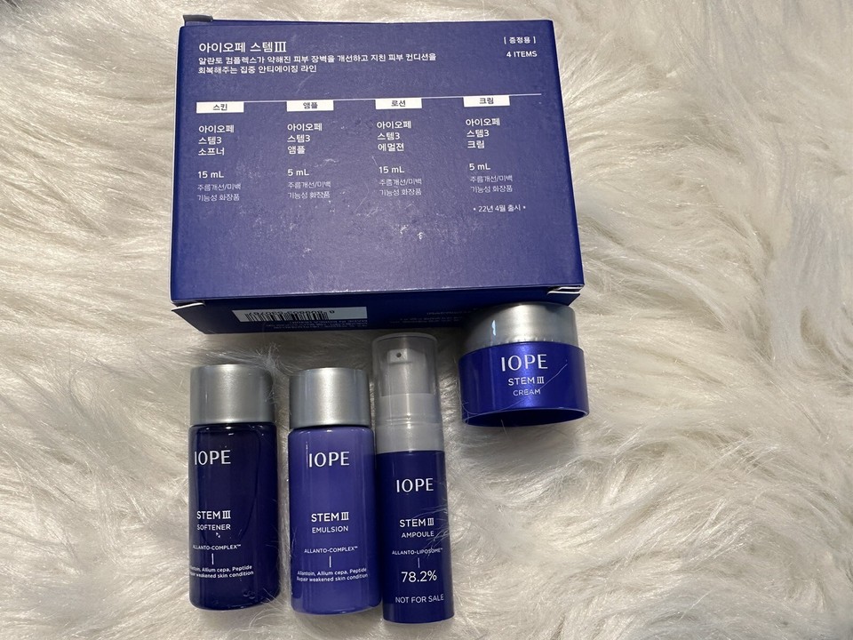 IOPE Stem 3 Stem III Experience Trial Kit (4 items) | eBay