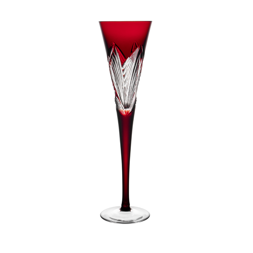 Waterford Times Square ‘Imagination’ Ruby Red Champagne Flute | eBay