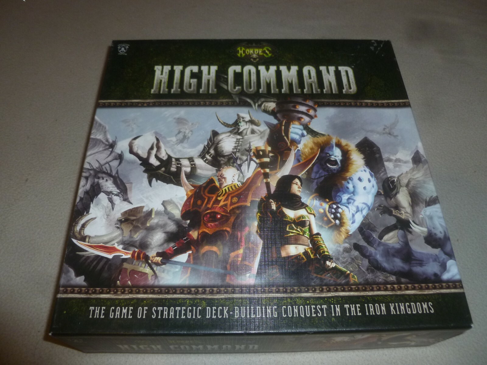 NEW IN BOX HIGH COMMAND WARMACHINE HORDES BOARD GAME PRIVATEER PRESS ...