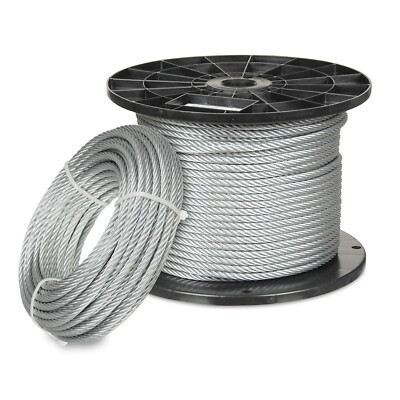 2mm PVC Drahtseil 5 bis 400m Stahlseil verzinkt Ummantelt Seil | eBay.de