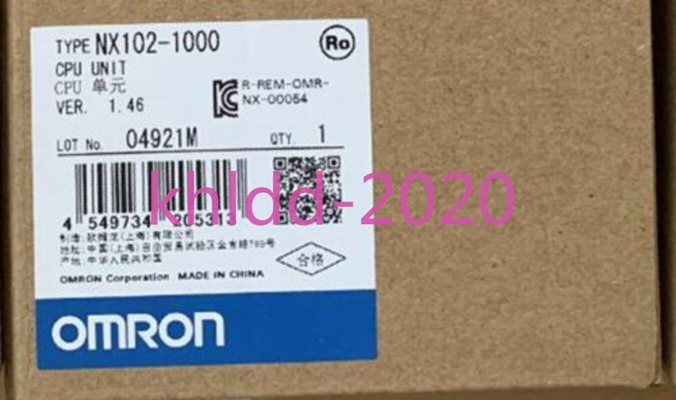 1PC New Omron NX102-1000 CPU Unit Module NX1021000 Expedited Shipping ...