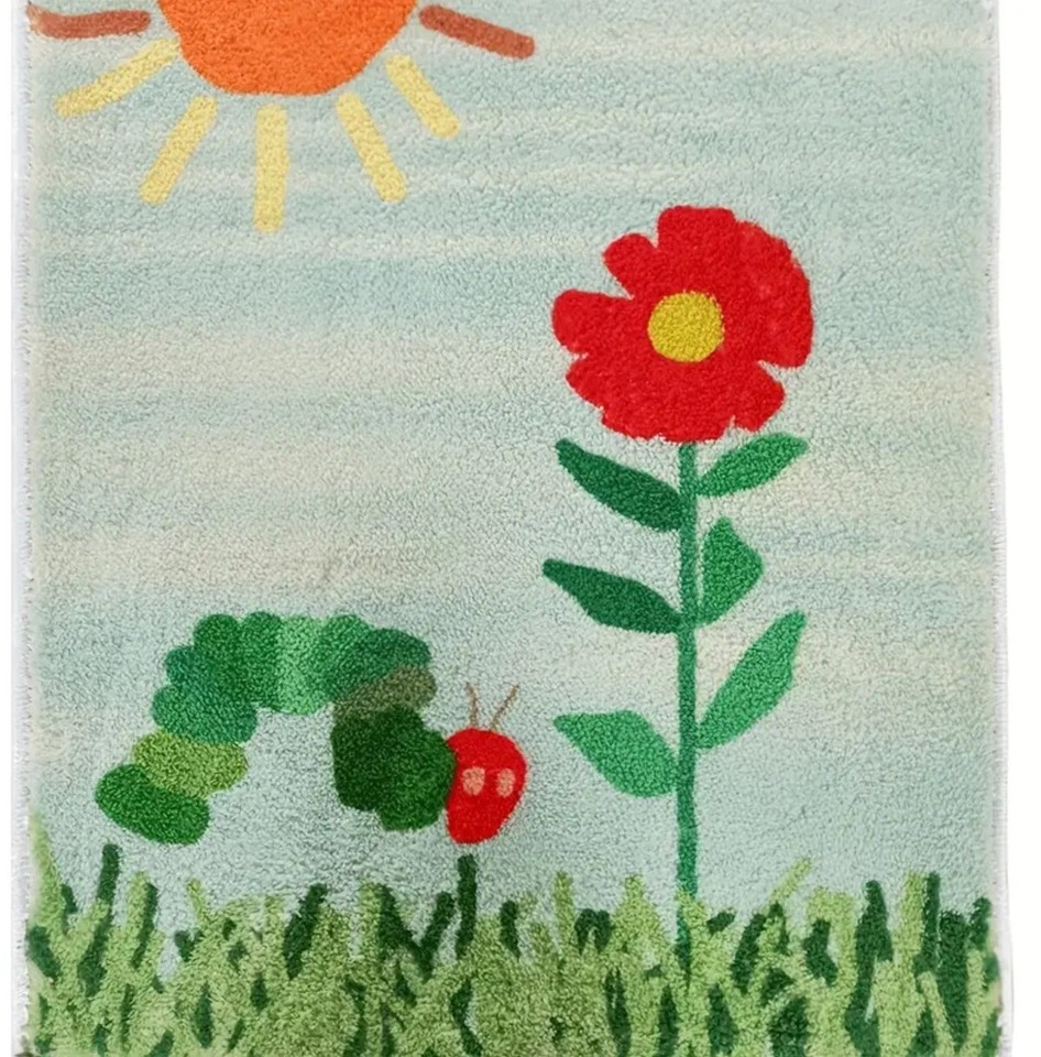 Eric Carle The Very Hungry Caterpillar 31.5”X 47.24” Rug For Classroom ...