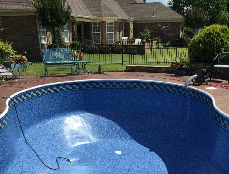 Findlay Mountain Top 28 Mil Inground Rectangle Swimming Pool Liner ...