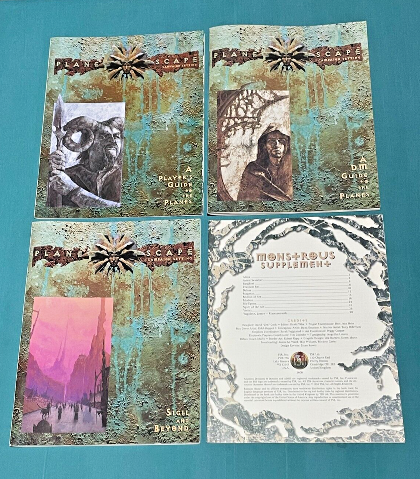 AD&D Planescape Campaign Setting Box Set | #2600 | 1994 | TSR {EX+ ...