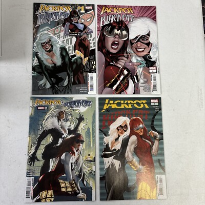Jackpot & Black Cat 1-4 (Marvel 2024) Full Set Unread | eBay