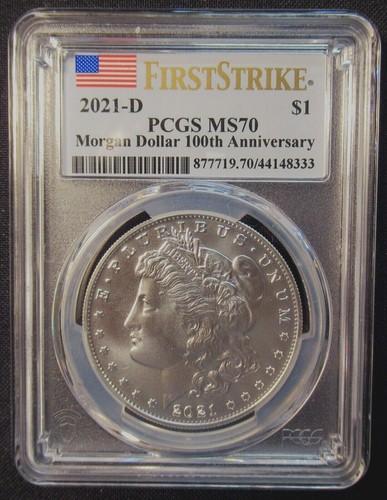 2021 D Morgan Silver Dollar - Privy Mark PCGS MS70 Confirmed RARE ...