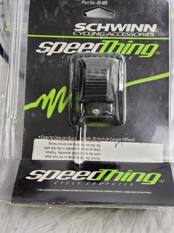 Deadstock New 1991 Schwinn Speed Thing Bicycle Computer Speedometer ...