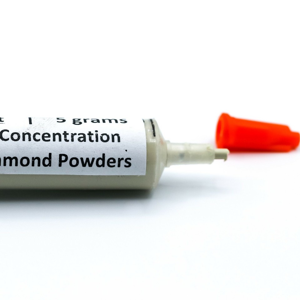 Diamond Paste Compound Polishing Lapidary 5 Gram 200.000 to 400 Grit (M ...